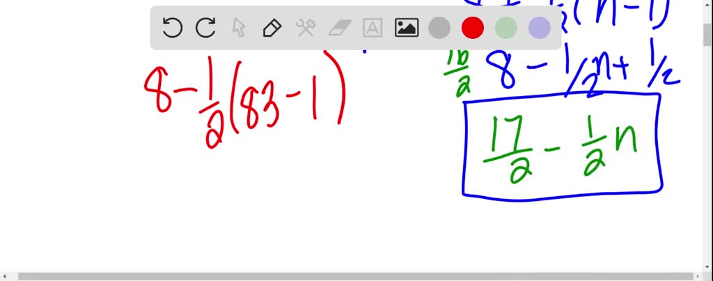 SOLVED: Find the 83rd term of the arithmetic sequence with first term 8 and common difference 2