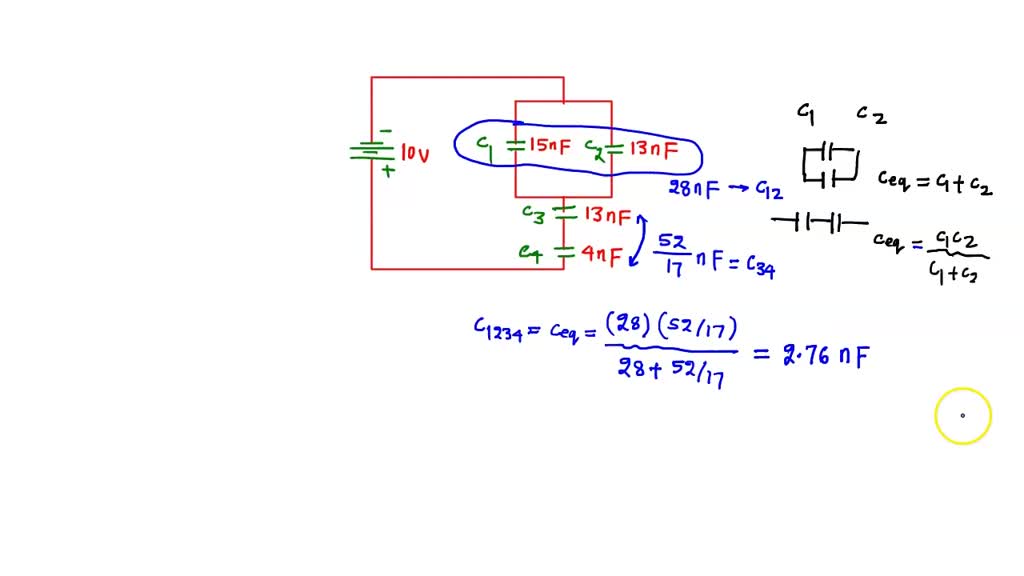 SOLVED: Consider the circuit shown in the figure below Calculate the voltage across the ...