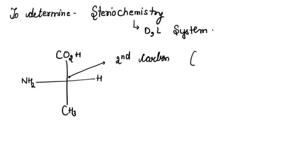 SOLVED: Two amino acids, Alanine and Cysteine, are drawn below as ...