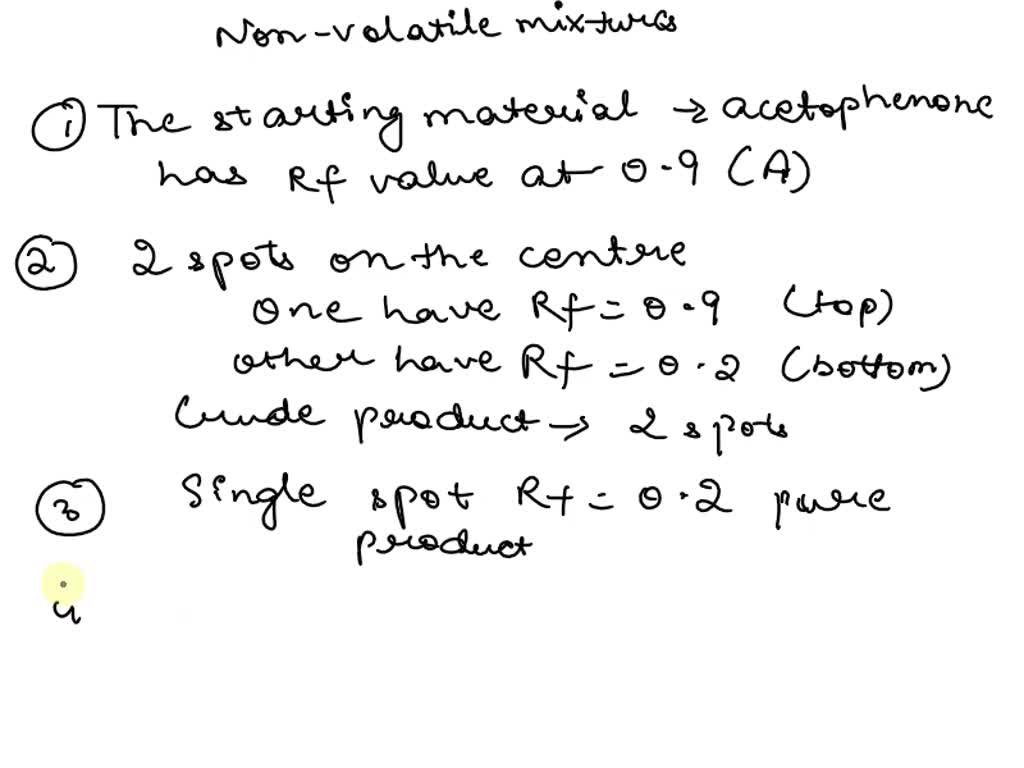 SOLVED: At the end of Lab B, you will spot your starting material ...