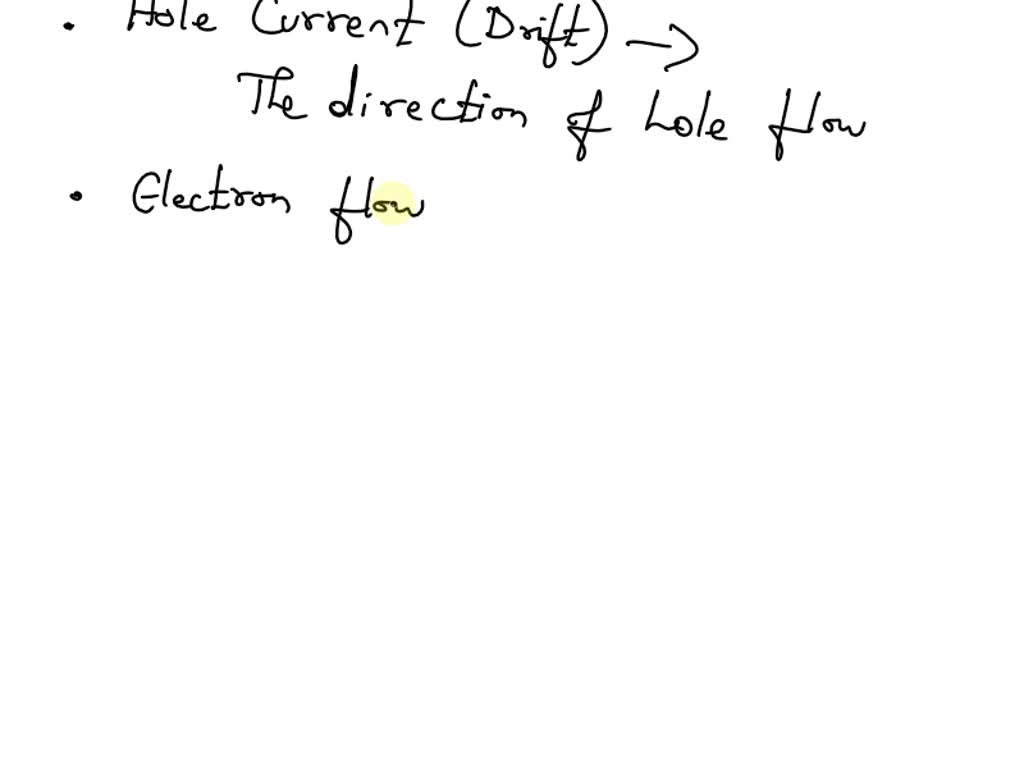SOLVED: ii. Mark clearly the correct directions of electron and hole ...
