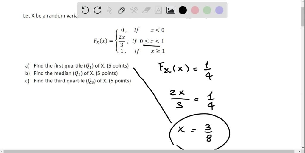 Solved 25 Points Consider Continuous Random Variable X With