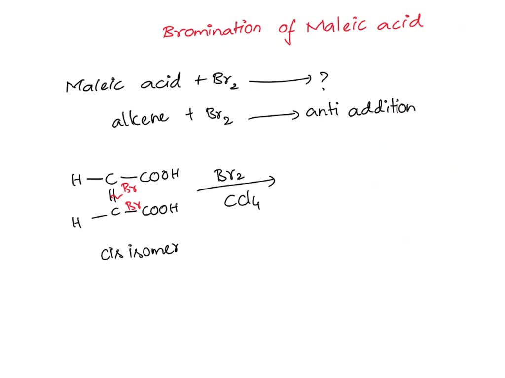 Maleic Acid Bromination