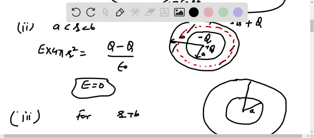 SOLVED: A small insulating spherical shell is inside a larger ...