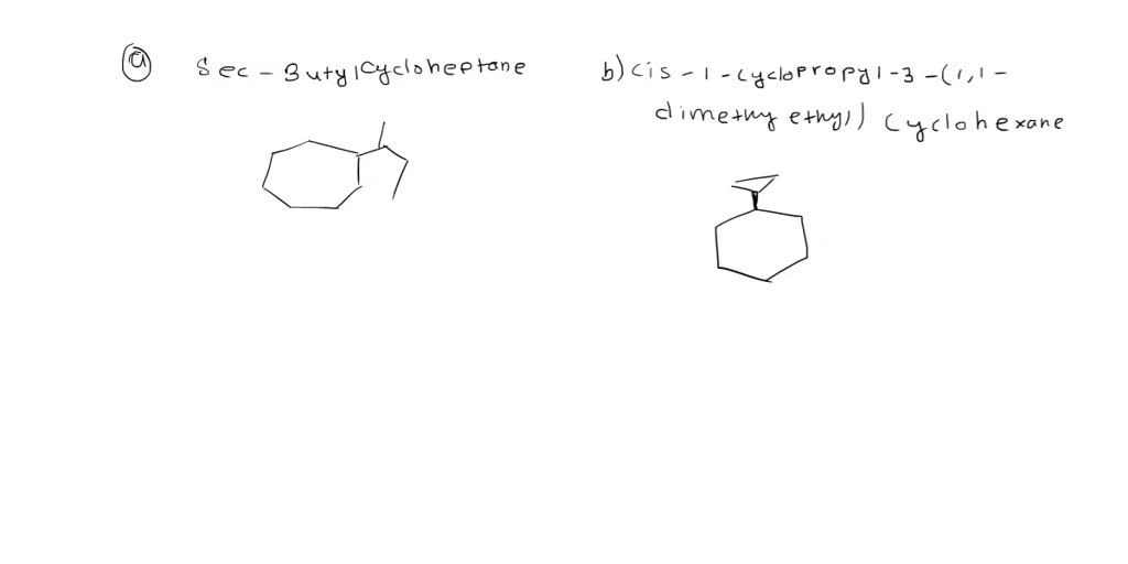 SOLVED: Write the structural formula for each of the following ...