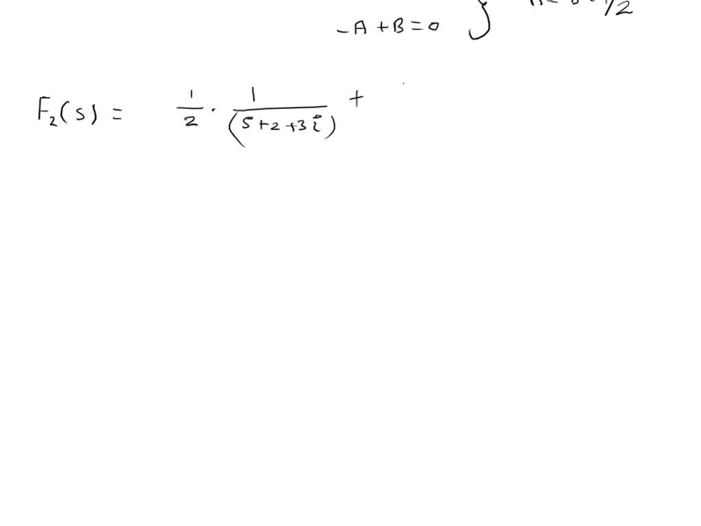 SOLVED: 1. Find the inverse Laplace transform of the following transfer ...