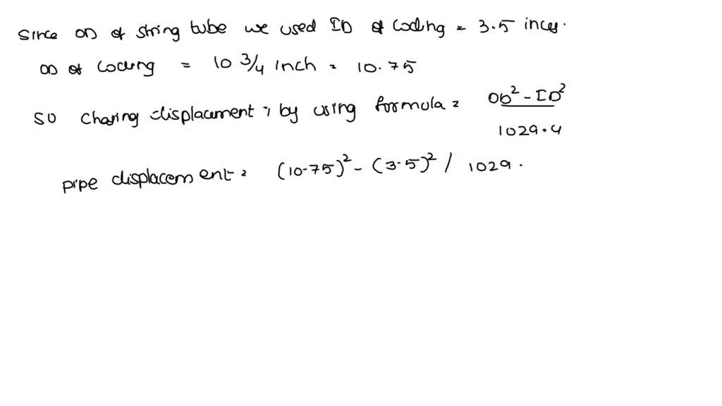 Disregarding the displacement caused by joints, how many feet of 3.5 ...