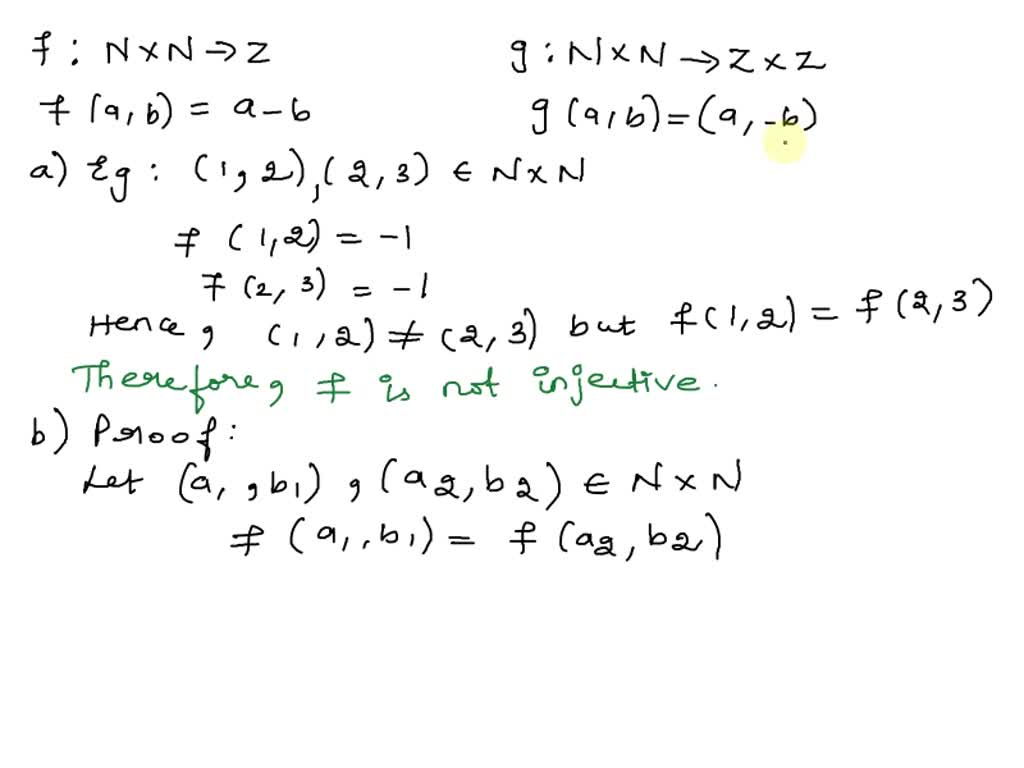 SOLVED: 11. (10 points) Use the method of disproof by counterexample to show that function g Z ...