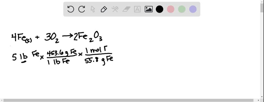 SOLVED: Calculate the mass of rust, Fe2O3, if a 5.0 lb piece of iron ...