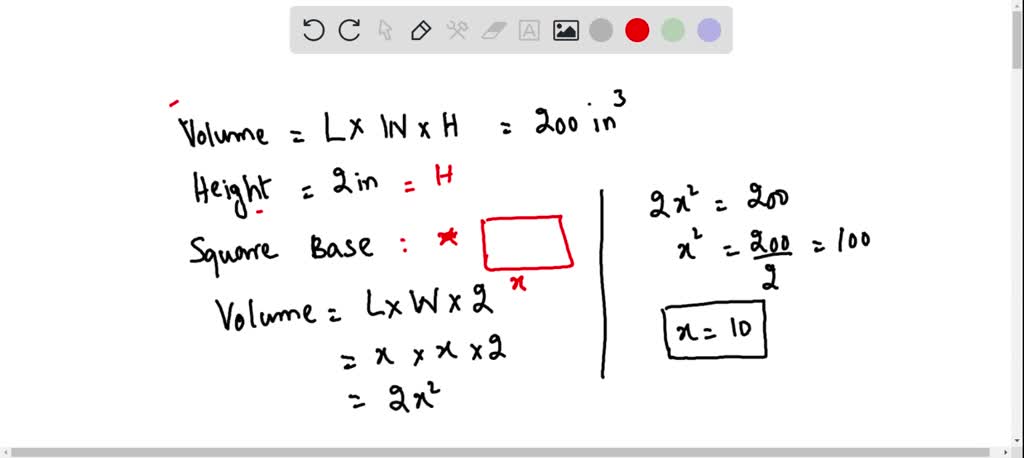 SOLVED: a 2 meter by 2 meter square sheet of titanium alloy is used to ...