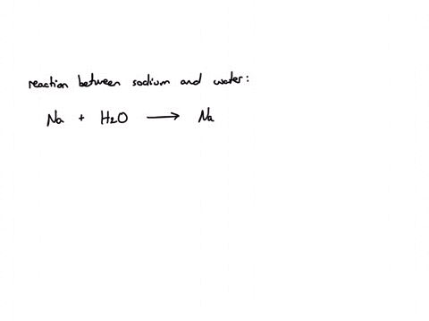 write an equation for the reaction of a sodium acetylide with water 87532