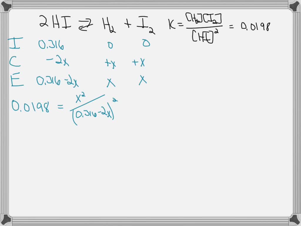 SOLVED: Consider the equilibrium system involving the decomposition of ...
