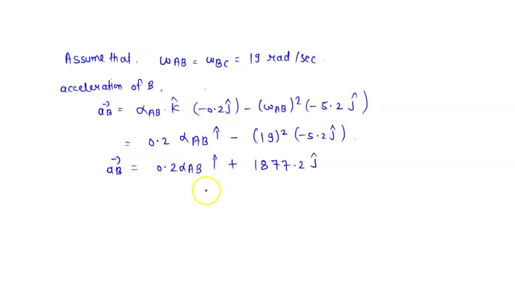 SOLVED: Determine the x and y components of the velocity of the collar at C. Determine the ...
