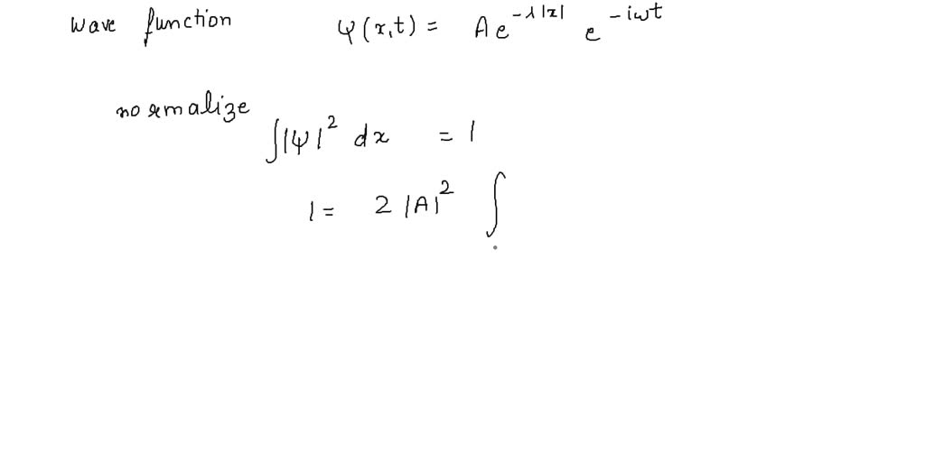 Solved Wf 3 Consider The Two Normalized Wave Function Shown Below