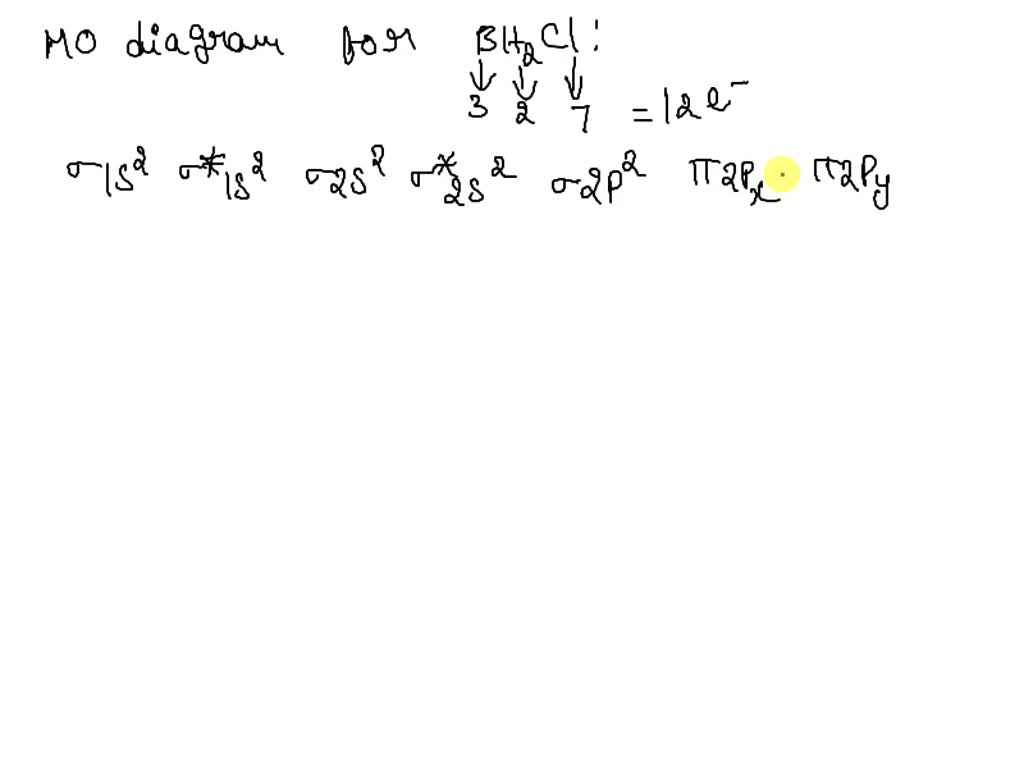 SOLVED: Draw the open structure of BH2Cl . (At. No of B: 5) b) Predict ...