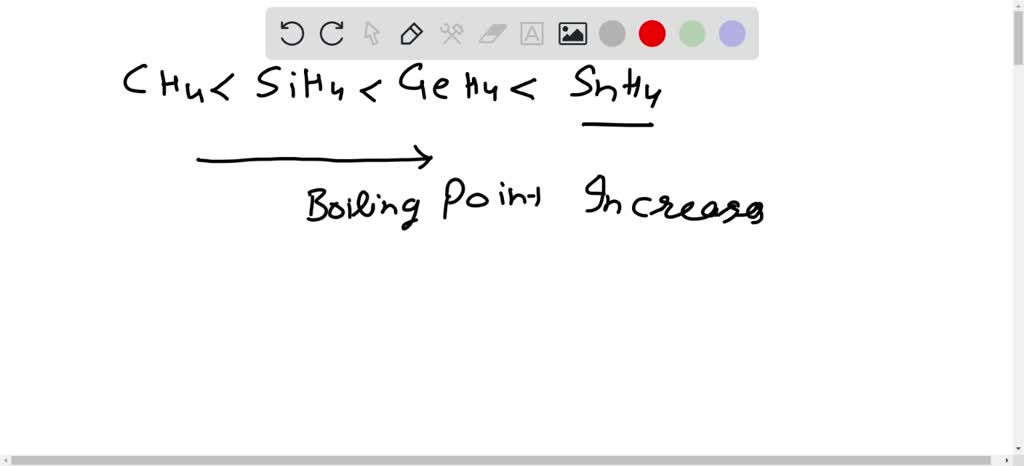 SOLVED: Order the following compounds of a group 14 element and ...