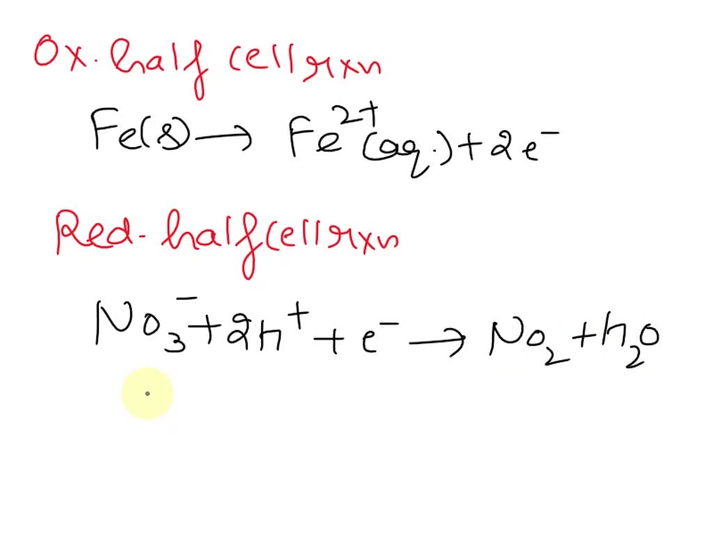 SOLVED: The following shows cell notation of an electrochemical cell ...