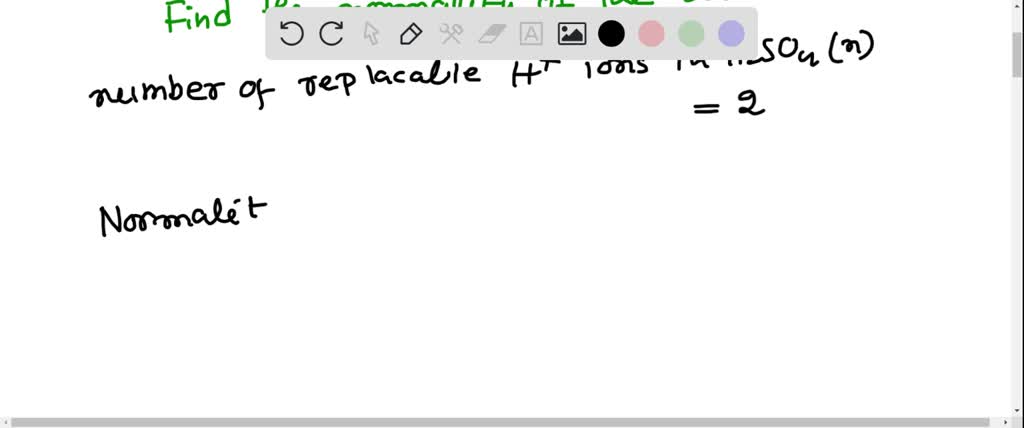 SOLVED: Calculate normality and molarity of 100 ml 4% (w/w) h2so4 solution