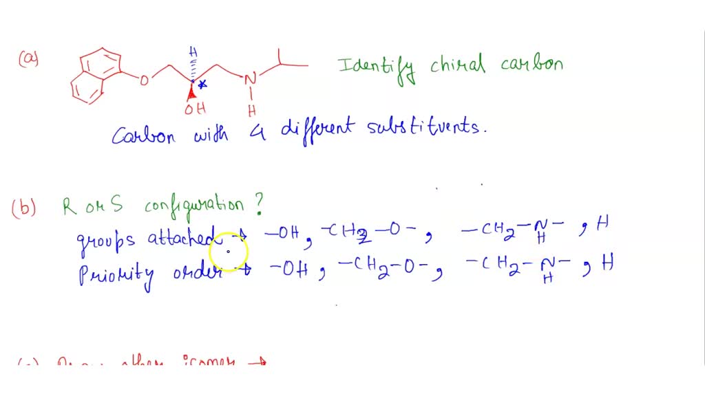 SOLVED: Naming Stereoisomers with One Chiral Carbon Using the RS System ...