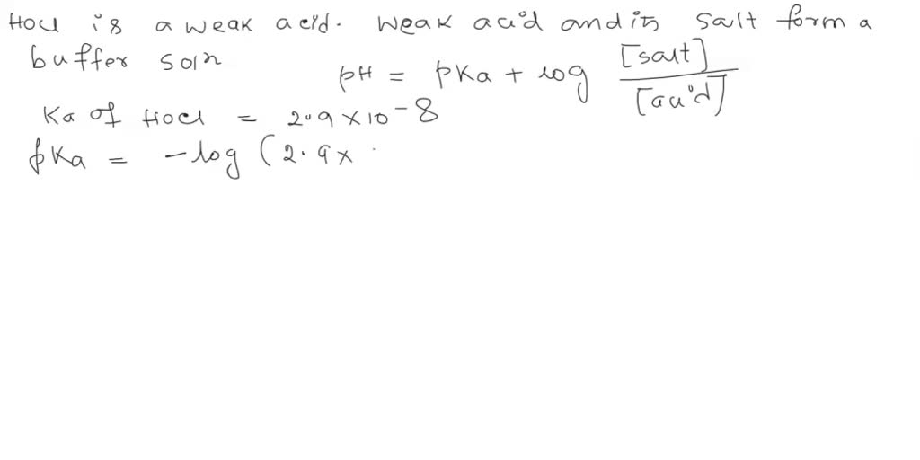 Using tabulated Ka and Kb values, calculate the pH of the following solutions. Answer to 2 ...