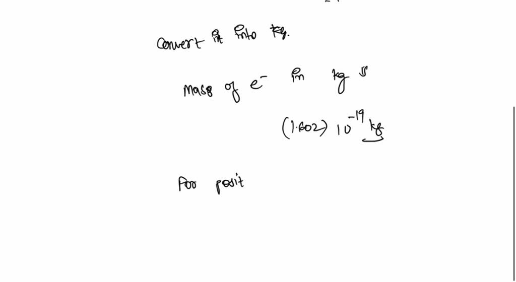 SOLVED: Convert each of the following MeV/cÂ² masses into kilograms: a ...