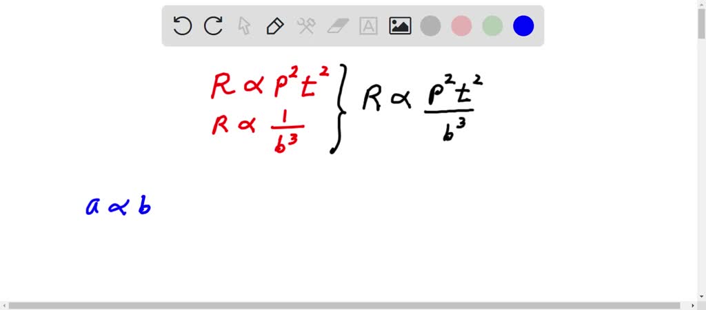 SOLVED: Write an equation that expresses the statement. R is ...