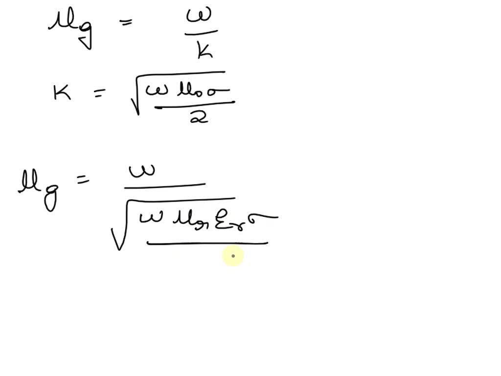 SOLVED: For aluminium (Ïƒ = 3.510^7 S/m), calculate the wave velocity ...