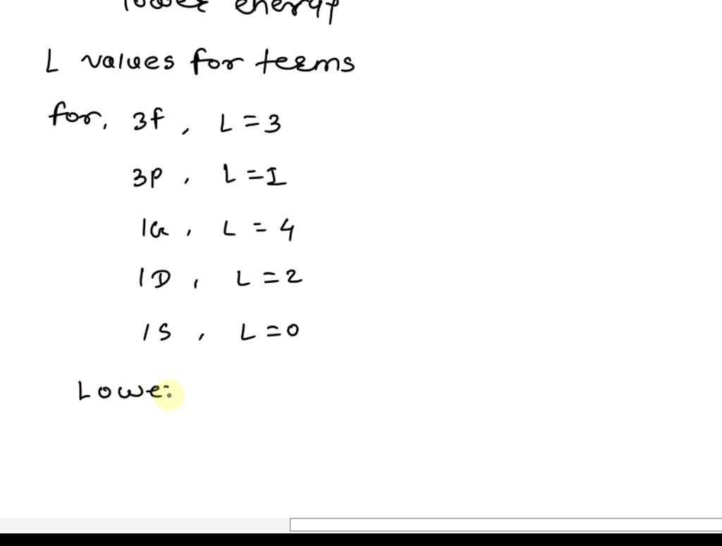 SOLVED: The following terms arise from a d8 electron configuration: 1S ...