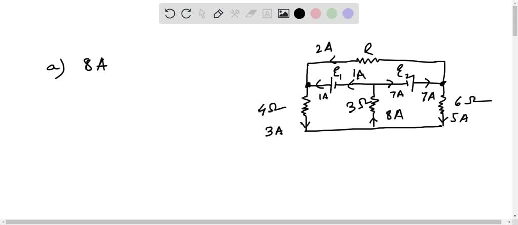 SOLVED: In the circuit shown, find (a) the current in the 3.00 Î© resistor; (b) the unknown emfs ...