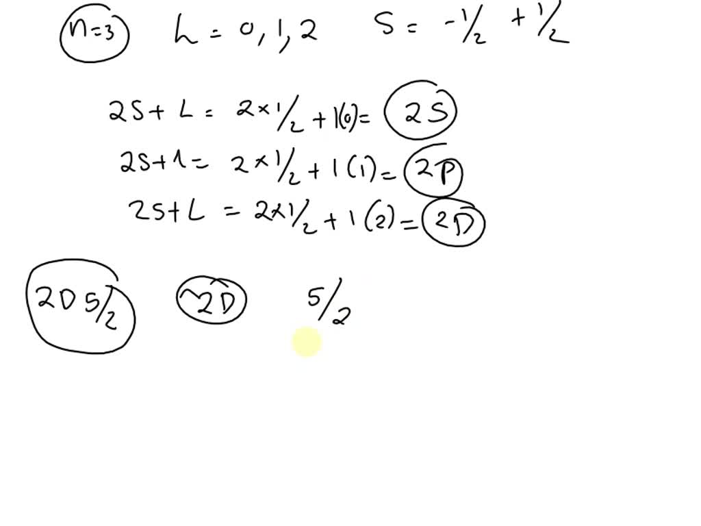 Determine the possible spectroscopic terms due to L-S coupling of a one ...