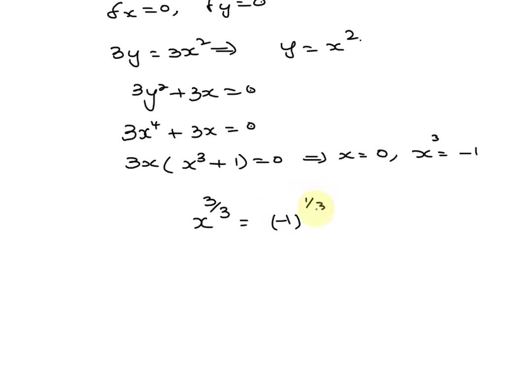 SOLVED: Text: Locate and classify any critical points. f(a,b) = a^2 ... SOLVED: Text: Locate and classify any critical points. f(a,b) = a^2 ...