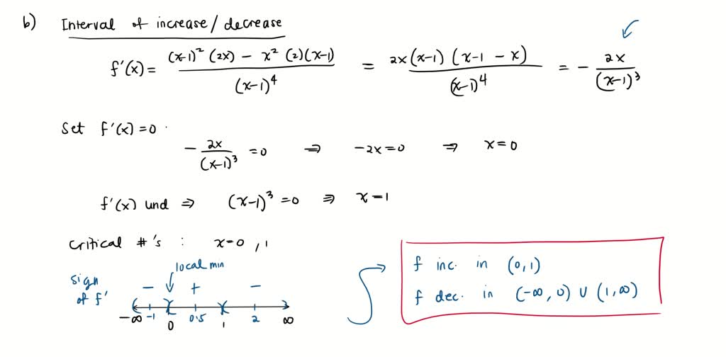 SOLVED: Consider the function below f(x) (x - 1)2 (a) Find the vertical ...