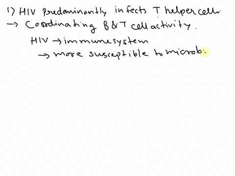 Hiv predominantly infects t helper cells cells that are...