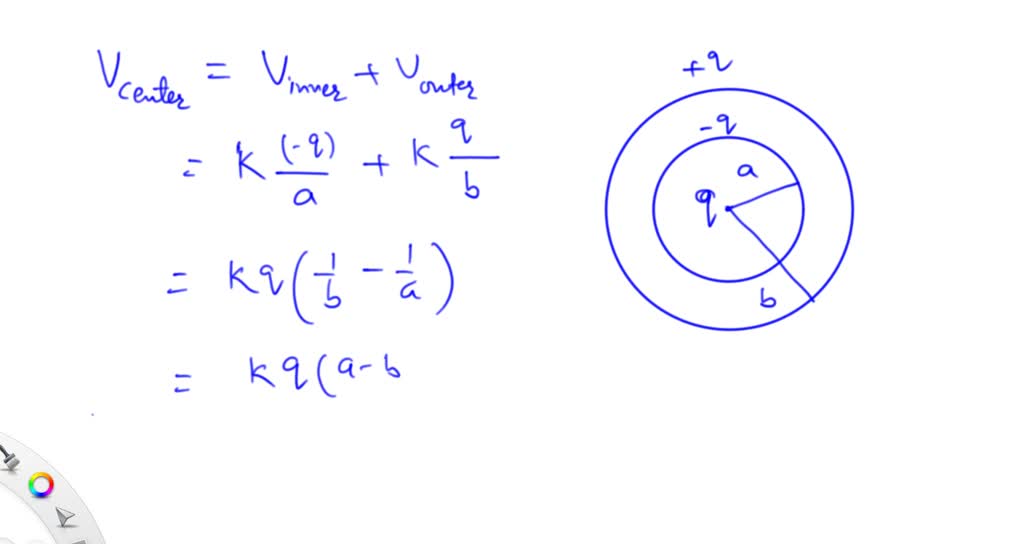 A point charge q is at the center of an uncharged spherical conducting ...