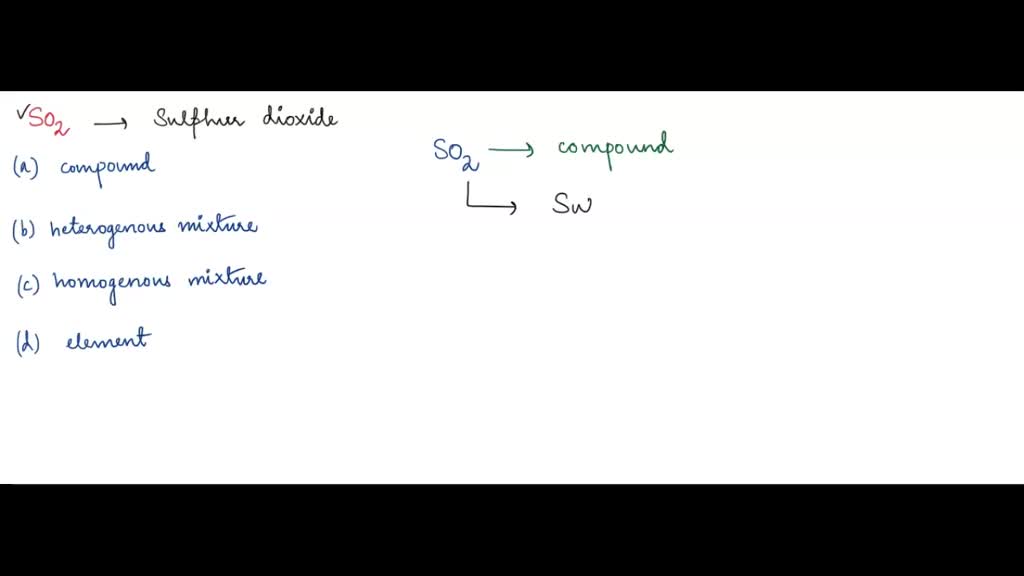 SOLVED: Categorize tea (primarily sugar and water) as an element ...