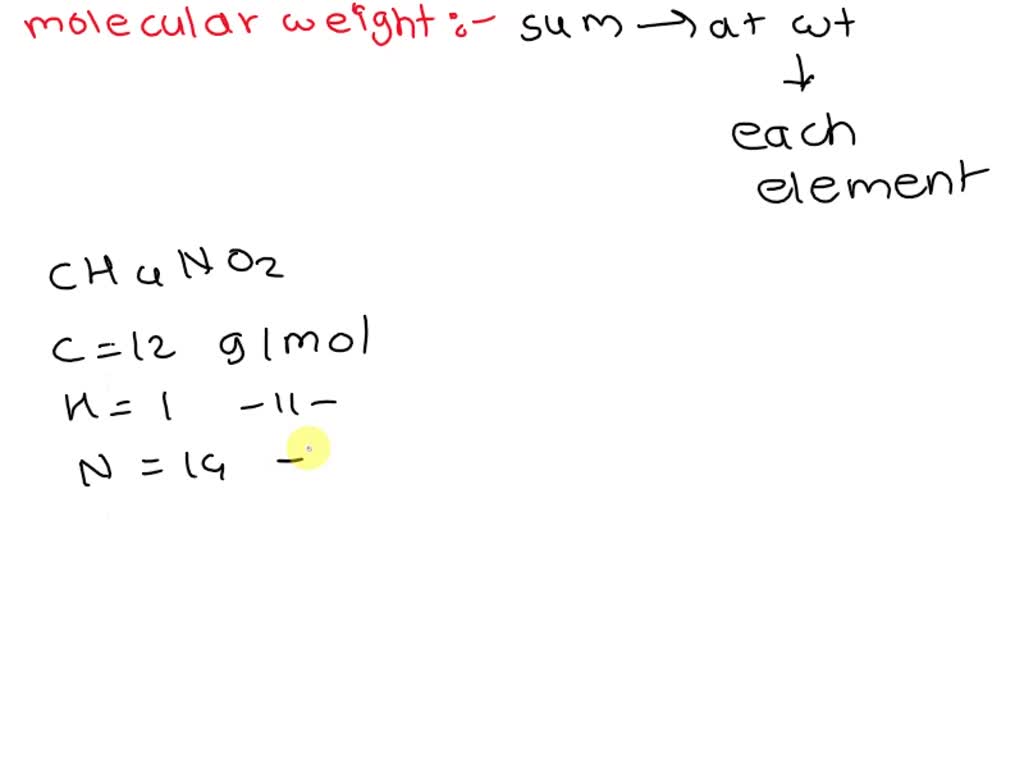 SOLVED: Use the atomic weights from the periodic table handout to ...