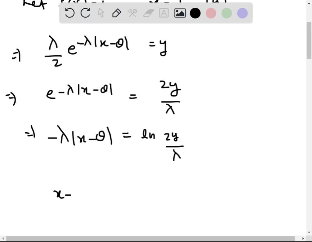 Solved 26 Apply The Inverse Transform Method To Generate Random Variables From The Laplace