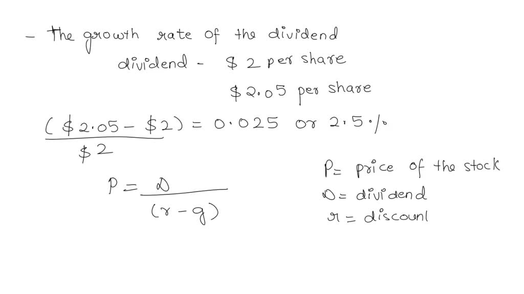 SOLVED: help asap please Gee-Gee's is going to pay an annual dividend ...