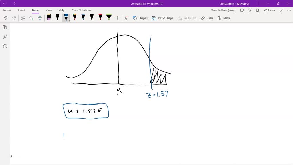 SOLVED: Solve the problem For the normal distribution shown below; find ...