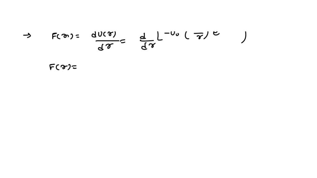 SOLVED: The Yukawa potential describes the nuclear force as a function ...