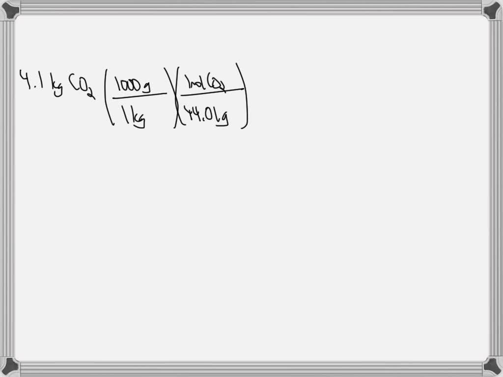 If 4.1 kg of COâ‚‚ are produced during a combustion reaction, how many ...