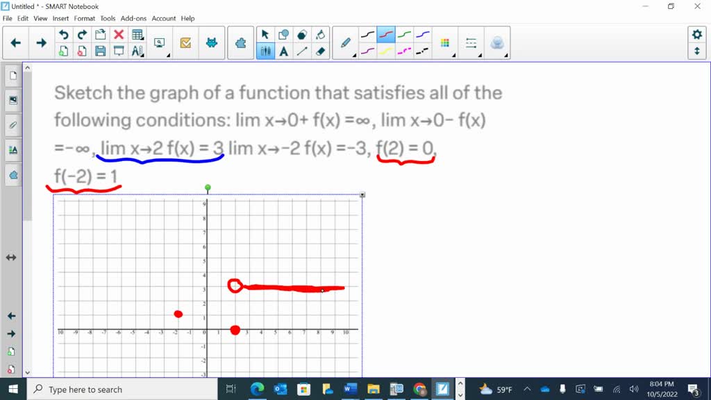 SOLVED: Let the function f be defined by: f(x) = 2 if x > 0. Sketch the graph of this function ...