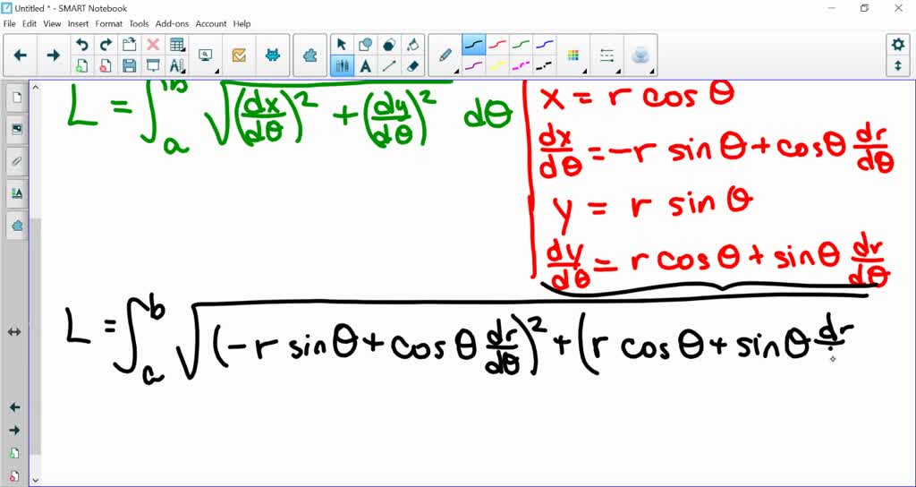 SOLVED Arc Length In Polar Form Use The Formula For The Arc Length Of 