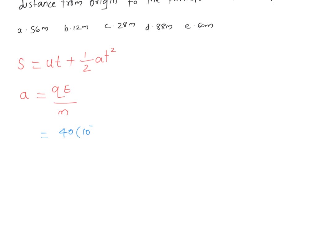 SOLVED: A particle carrying charge of-7.uC.is located at the origin ofa rectangular coordinate ...