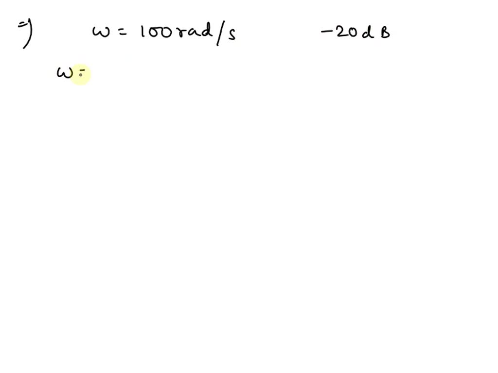 20log|H(jw)|(dB) 2. Find the frequency response H(jw) with the Bode magnitude plot shown below ...