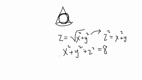 Set up the triple integral that represents the volume...