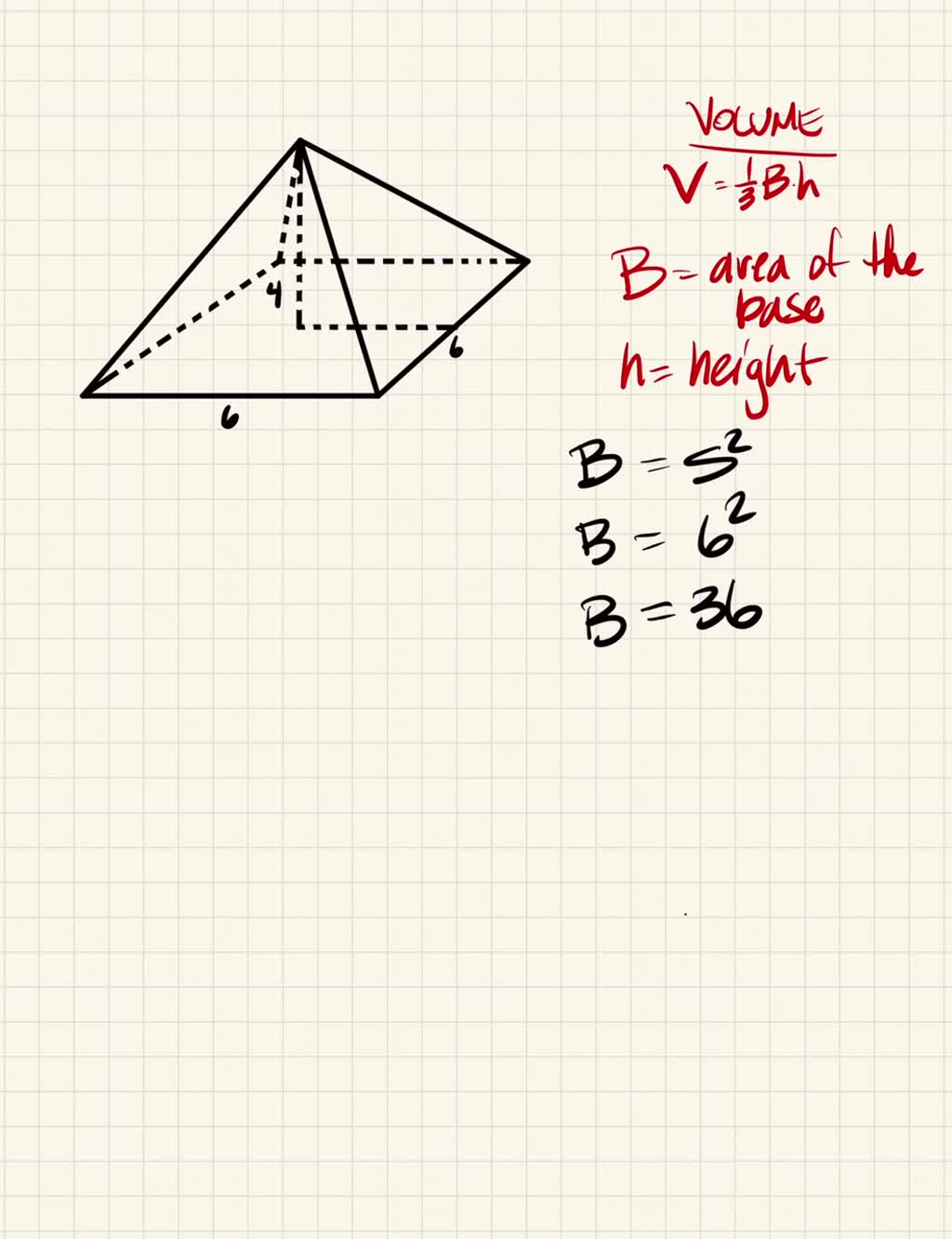 Solved Question 1 25 Points A Square Based Pyramid Is Shown