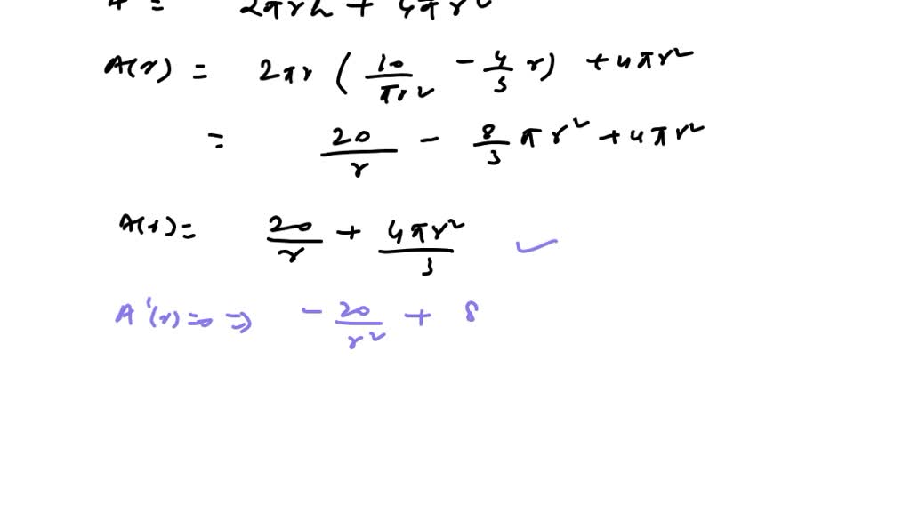 SOLVED: A solid is formed by adjoining two hemispheres to the ends of a ...