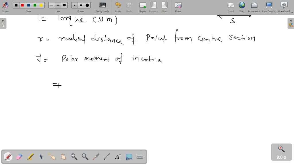 SOLVED: I wonder what formula and how to calculate the shear stress for ...