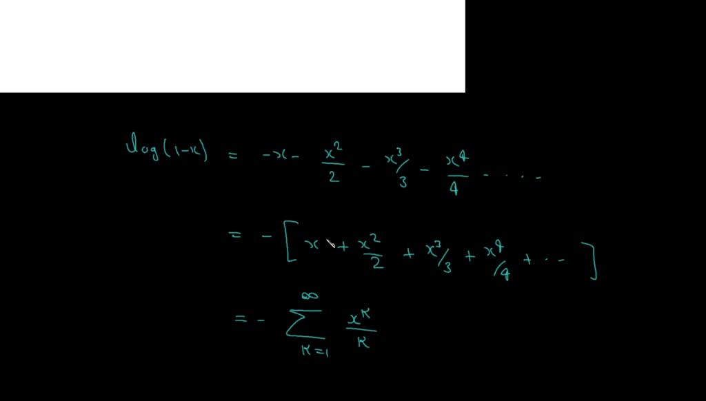 SOLVED: Identify the function represented by the following power series C K k=1 Click the icon ...